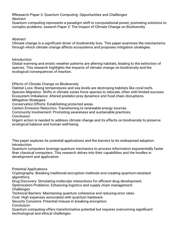 potential applications and the barriers to its widespread adoption | PDF