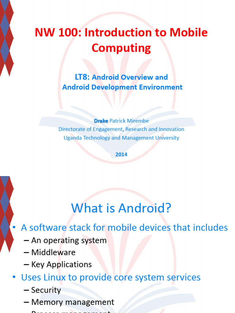 Overview of Android Platform | PDF | Android (Operating System) | Google Play