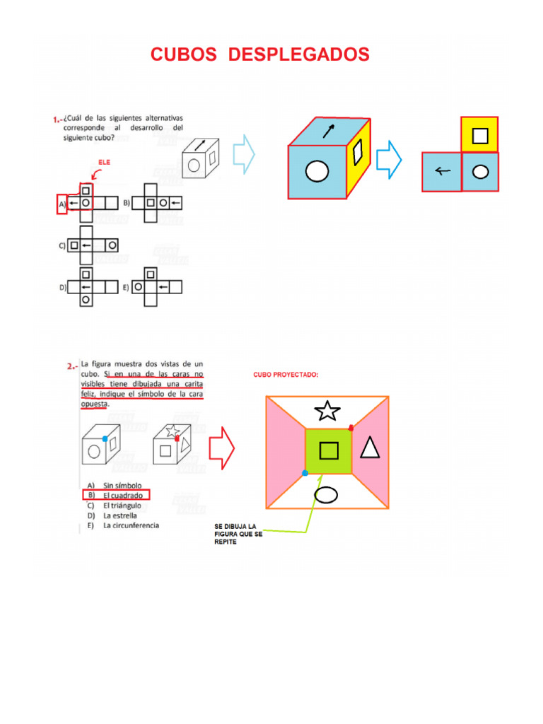 Cubos Desplegados | PDF