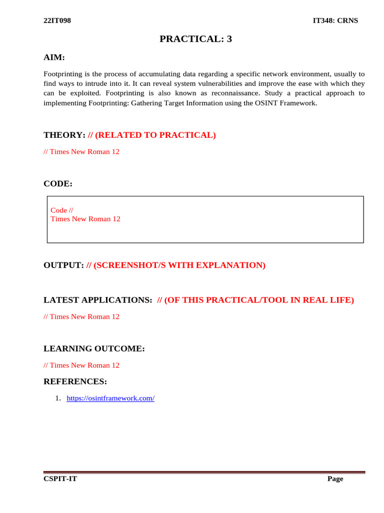 CRNS PR3 22it098 | PDF