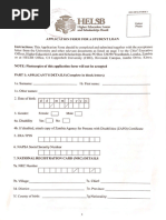 Declaration Form For Scholarships | PDF