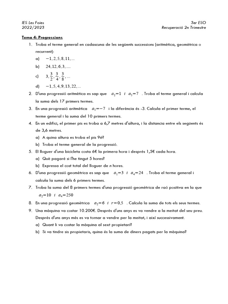 Recup 2av 3er | PDF