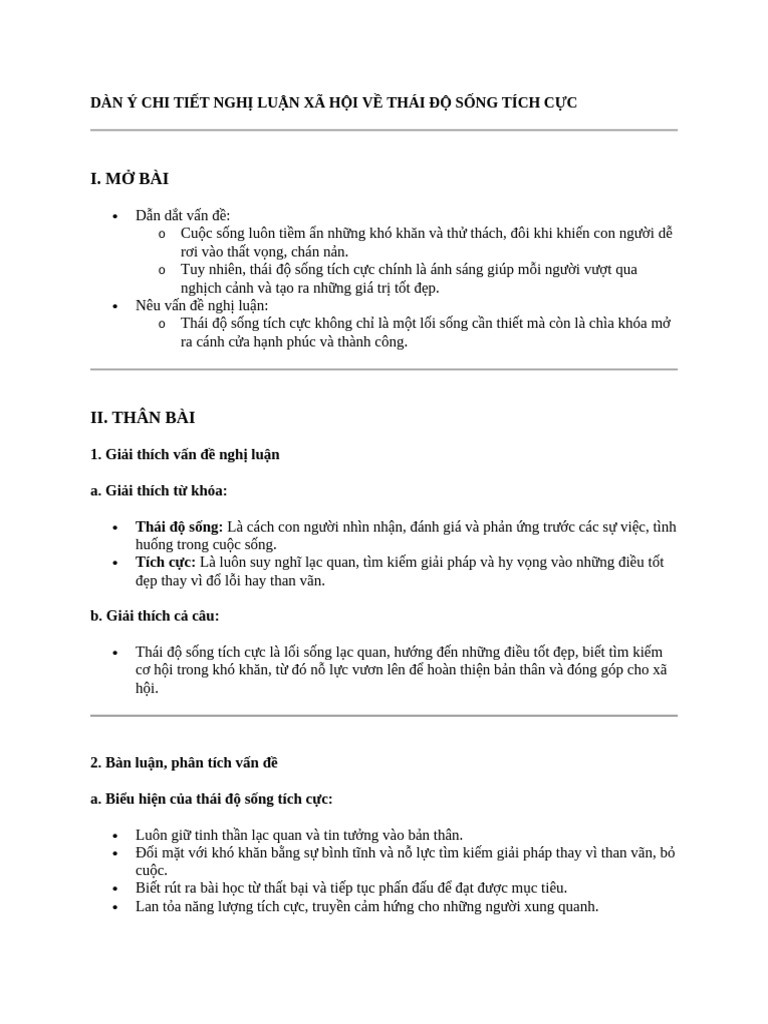 Dan y Thai Do Song Tich Cuc | PDF