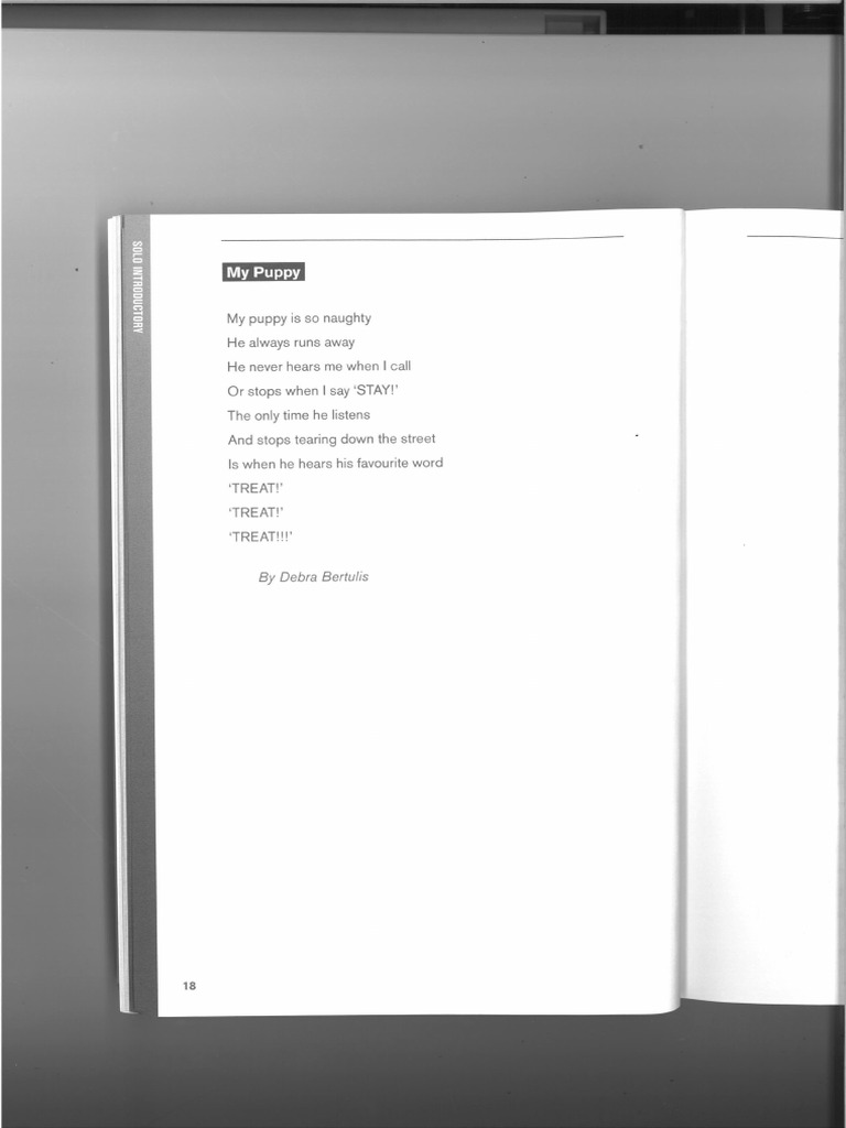 My Naughty Puppy Poem by Debra Bertulis | PDF
