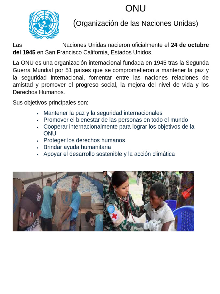 ONU | PDF