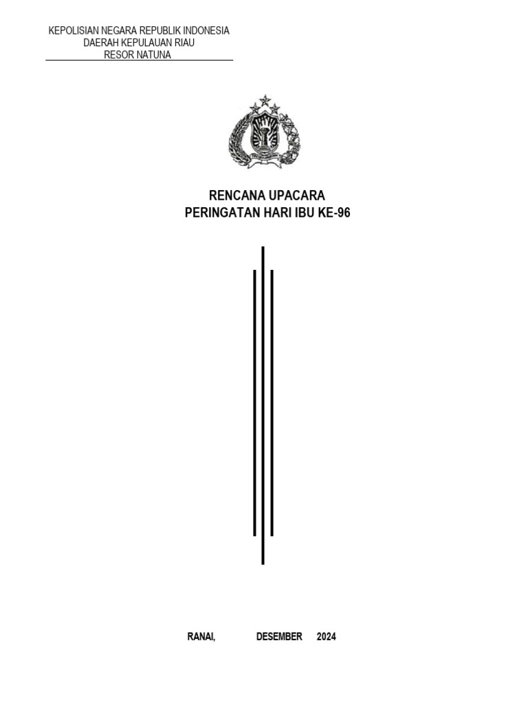 Upacara Hari Ibu ke-96 di Natuna | PDF