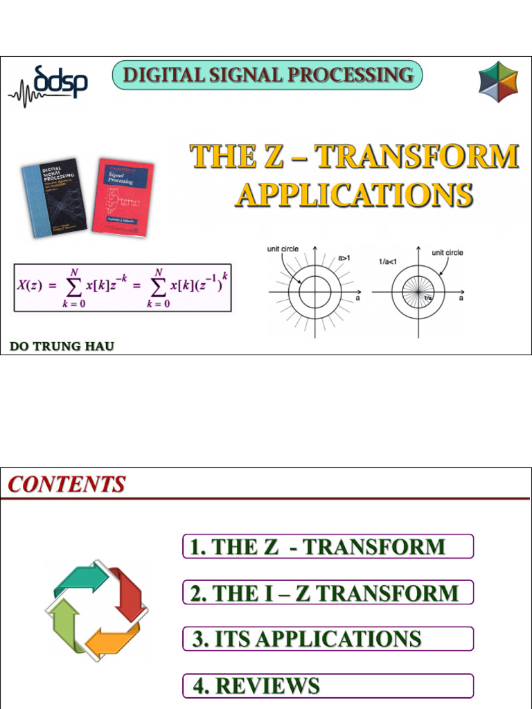 DSP - RV - Chapter 3 P1 | PDF