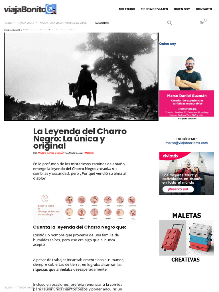 La Leyenda Del Charro Negro_ La Única y Original | PDF
