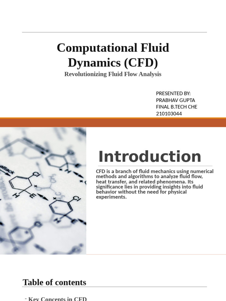 Cfd Prabhav Seminar | PDF | Computational Fluid Dynamics | Fluid Dynamics