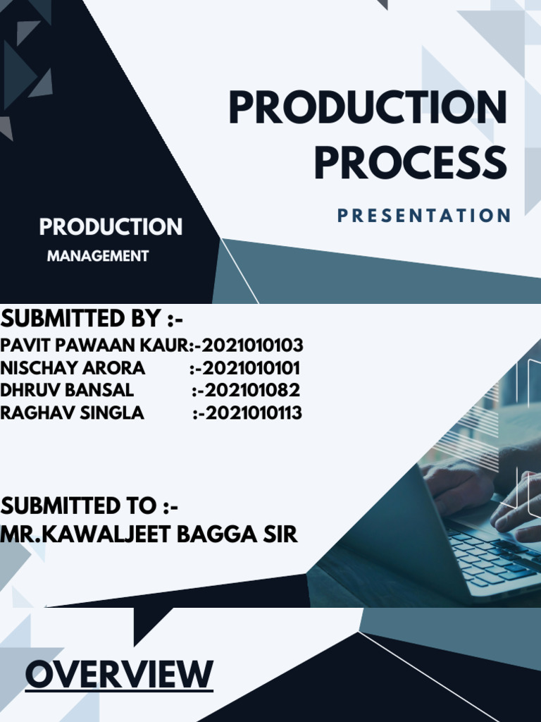 Production Management PPT | PDF | Machining | Casting