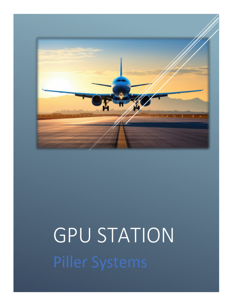Ground Power Unit Station Overview | PDF | Electric Generator ...