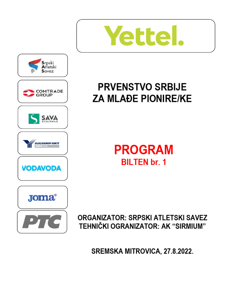 BILTEN-1-PS-U14 | PDF