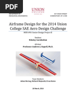 2026 SAE Aero Design Competition Rules | PDF | Aircraft | Aviation