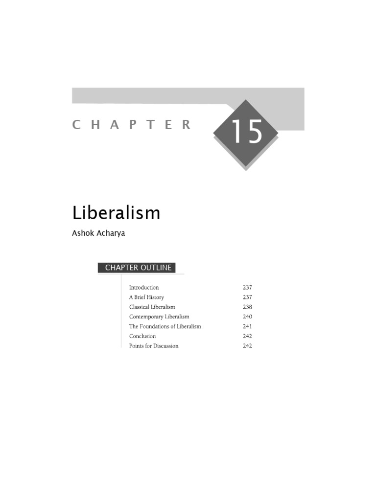 Liberalism | PDF