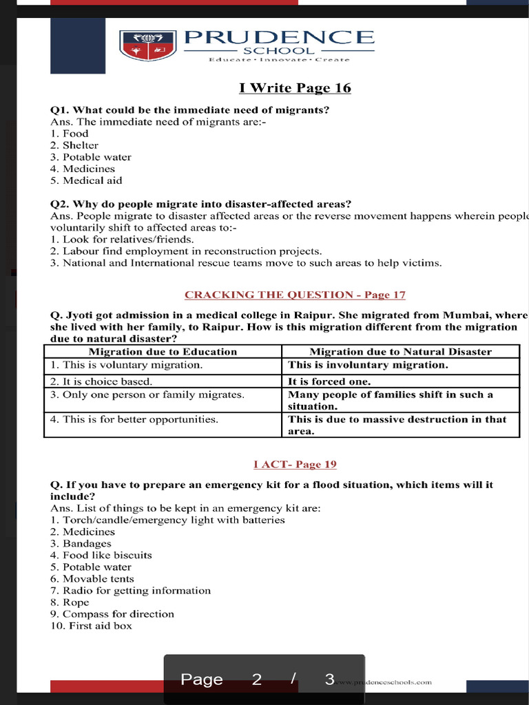 Prudence School, Ashok Vihar Session 2022-23 - TLM - G5 - Google Drive | PDF | Emergency ...