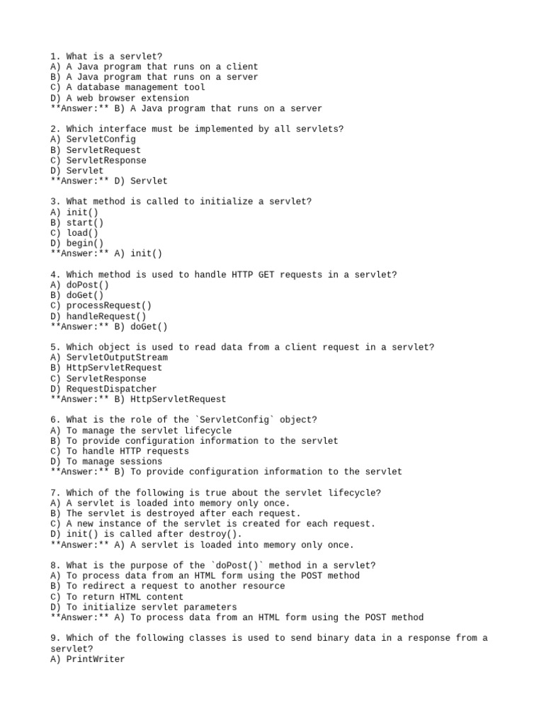 AJP Questions With Options and Answers | PDF | Http Cookie | Networking