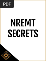 Nremt Skills Sheets | PDF | Cardiopulmonary Resuscitation | Emergency ...