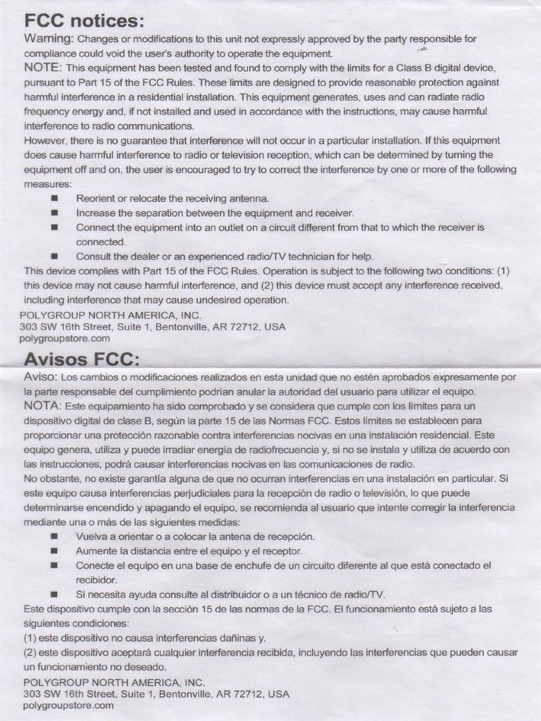 Tree_FCC Notice | PDF | Electrónica | Olas