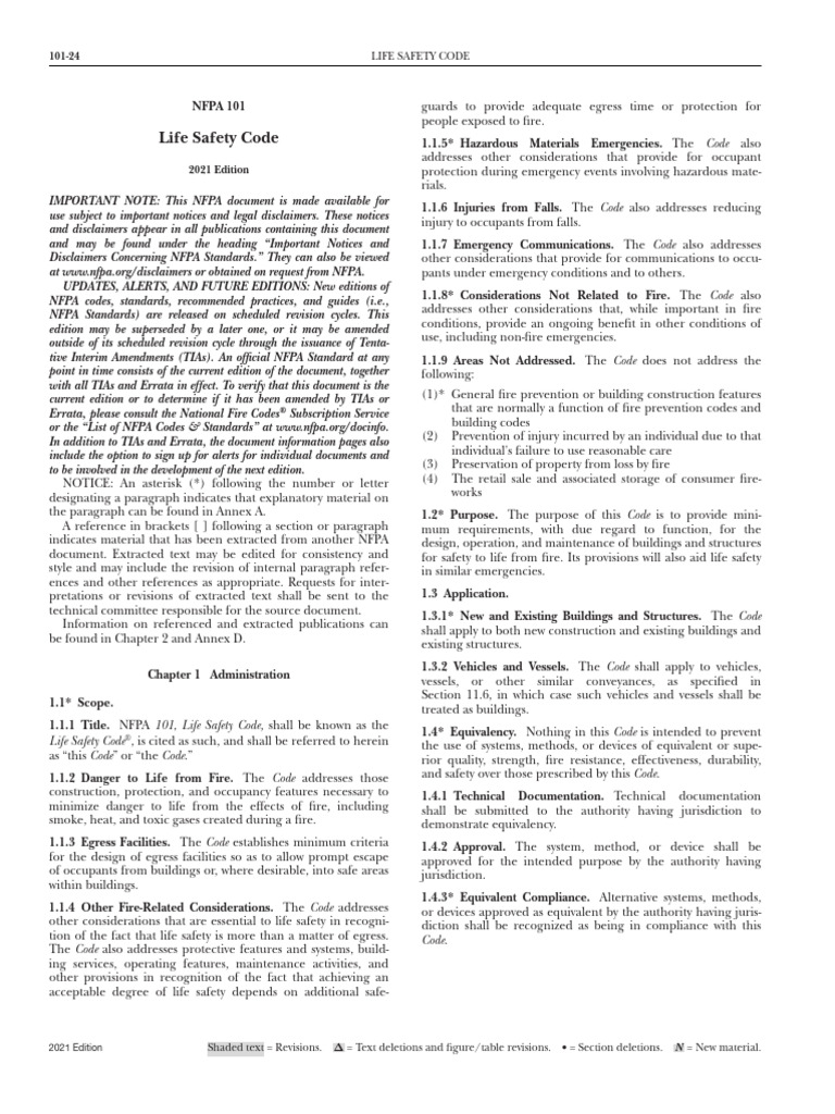 NFPA-101-2021_27 | PDF | Safety