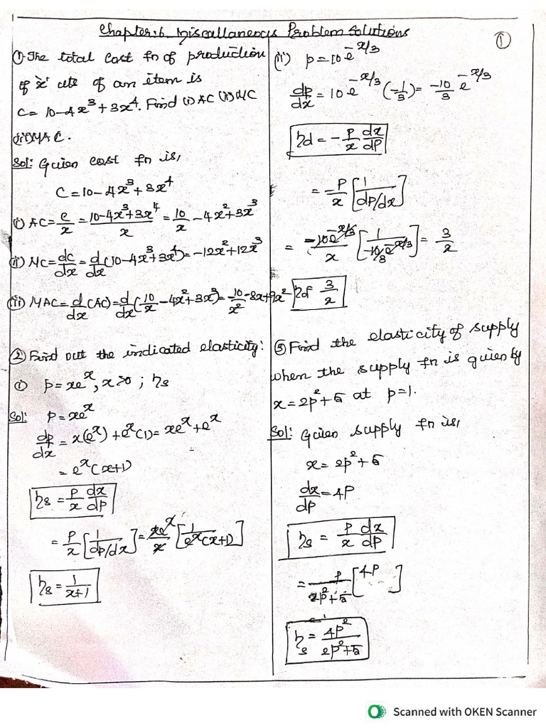Chapter 6 - Miscellaneous Solutions | PDF