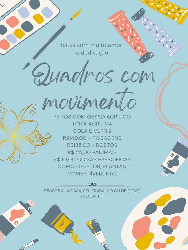 Quadros Movimentados PDF | PDF