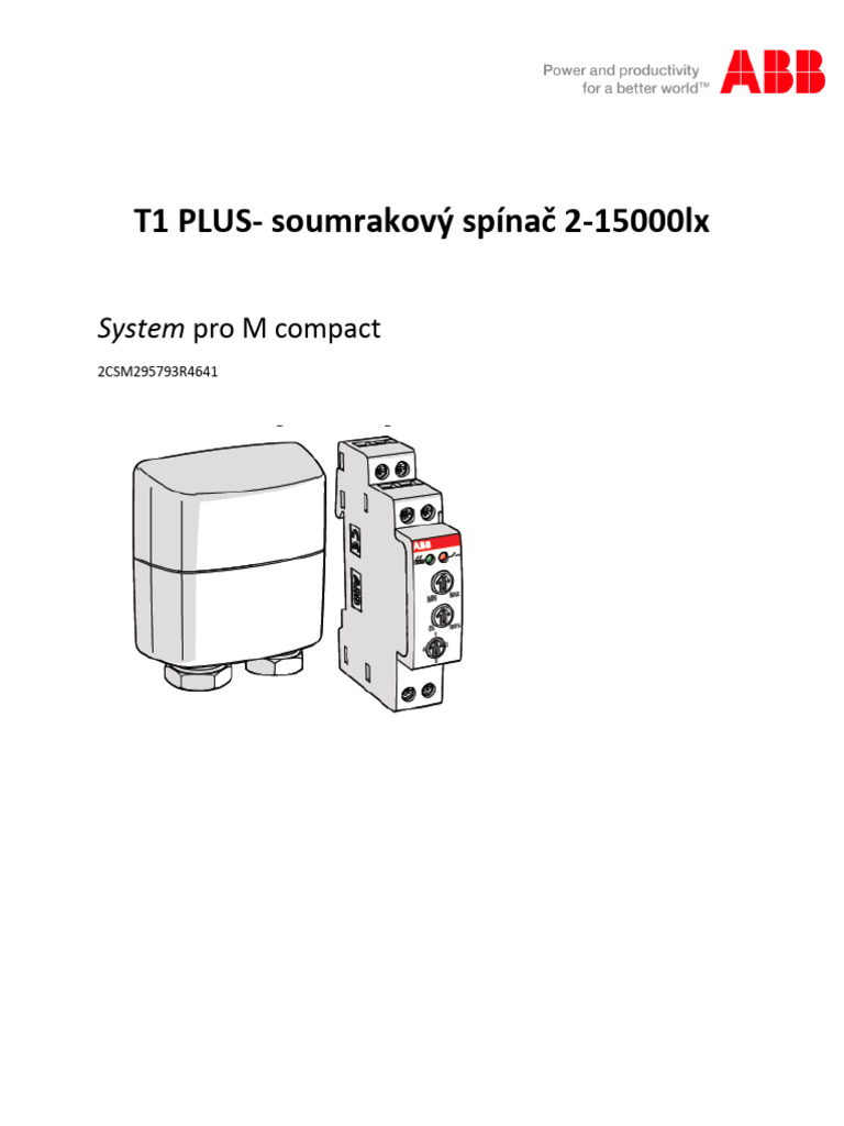 T1PLUS Cze 2CSM295793R4641 | PDF