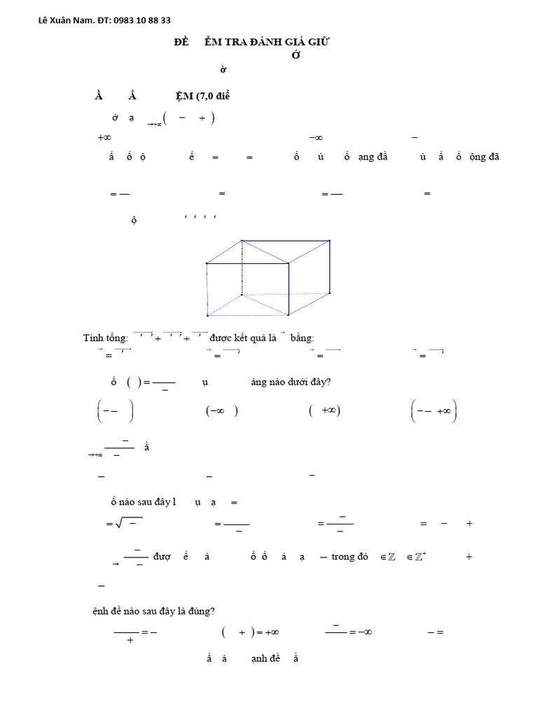 De Giua Ki 2 Toan 11 Nam 2022 2023 | PDF
