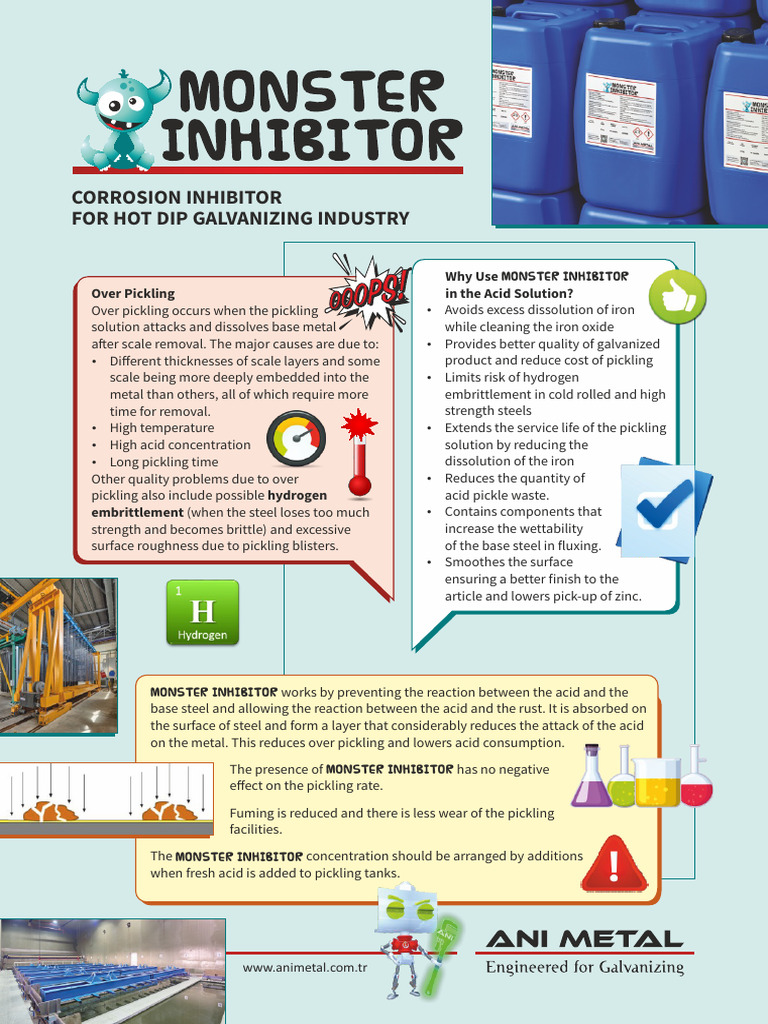 ANI Metal Monster Inhibitor Data Sheet Eng v3 | PDF | Corrosion ...