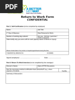 Self-Certification Sick Leave Form | PDF