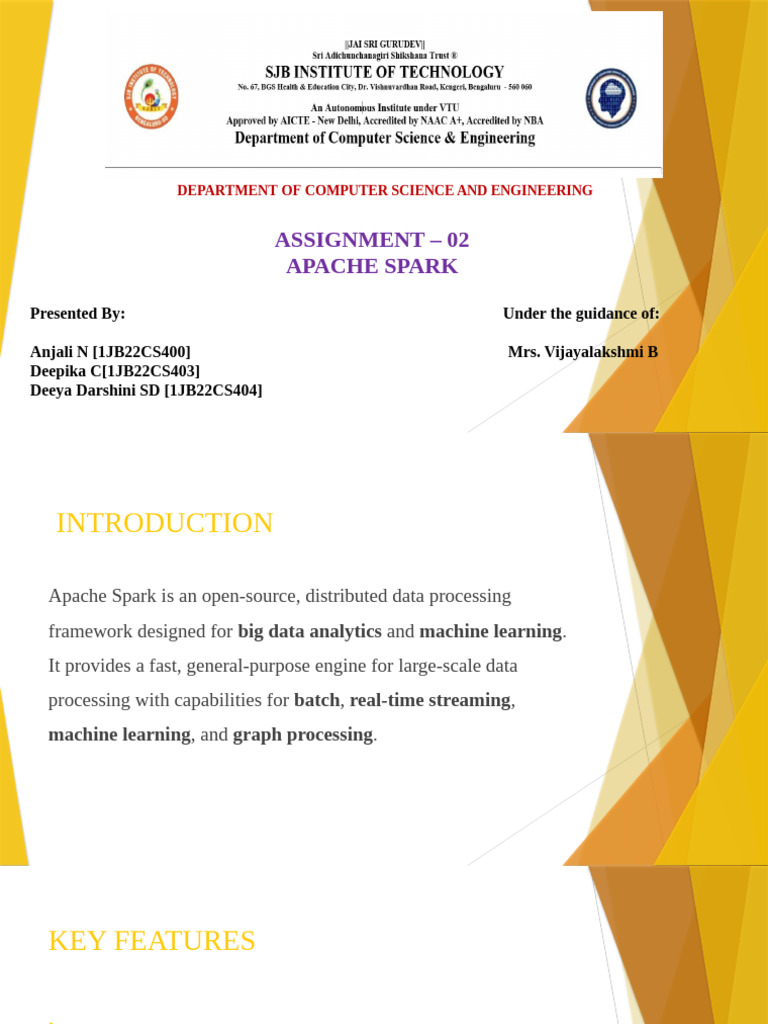 B07 Apache Spark In Big Data Analytics Tools Apache Spark Is Very Usefull Tool In Big Data