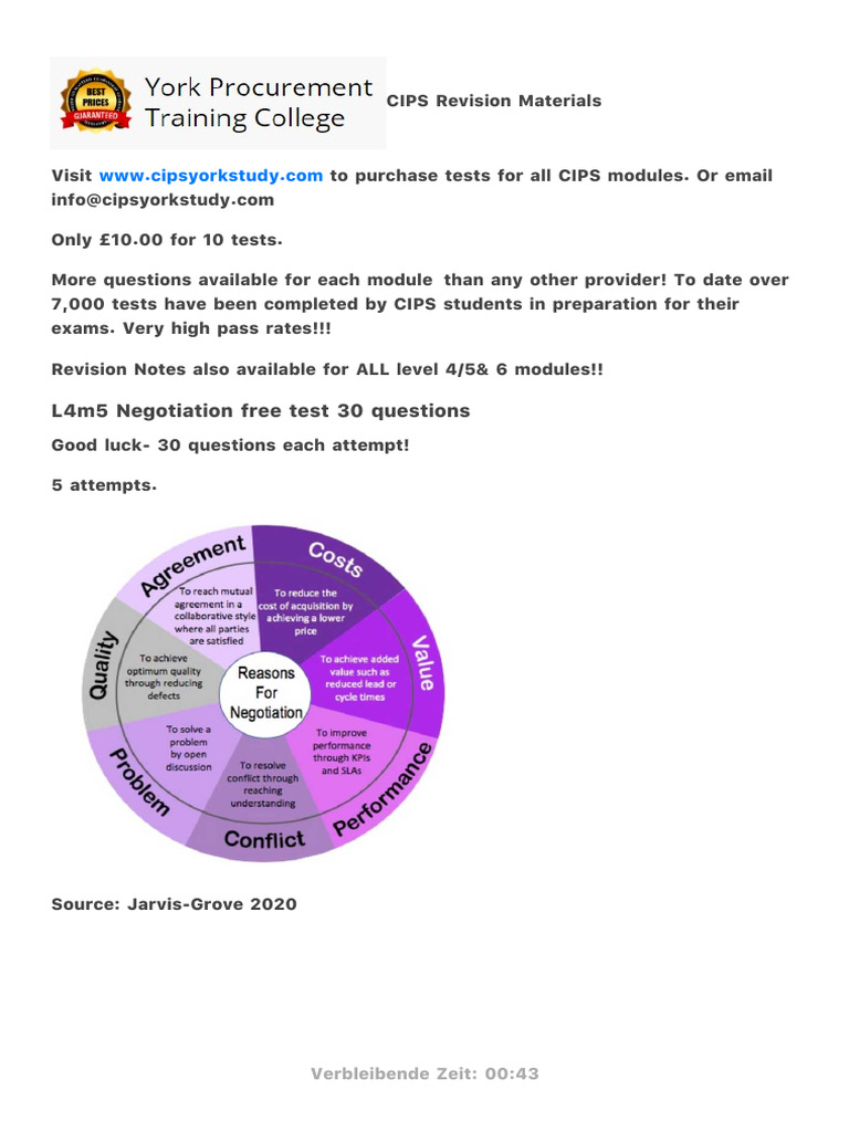 L4m5 Negotiation Free Test 30 Questions | PDF | Negotiation | Monopoly