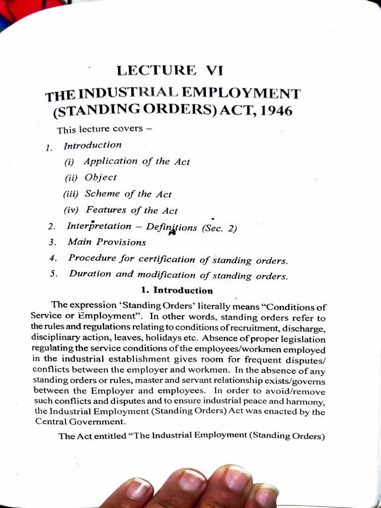 standing orders | PDF | Employment | Parliamentary Procedure