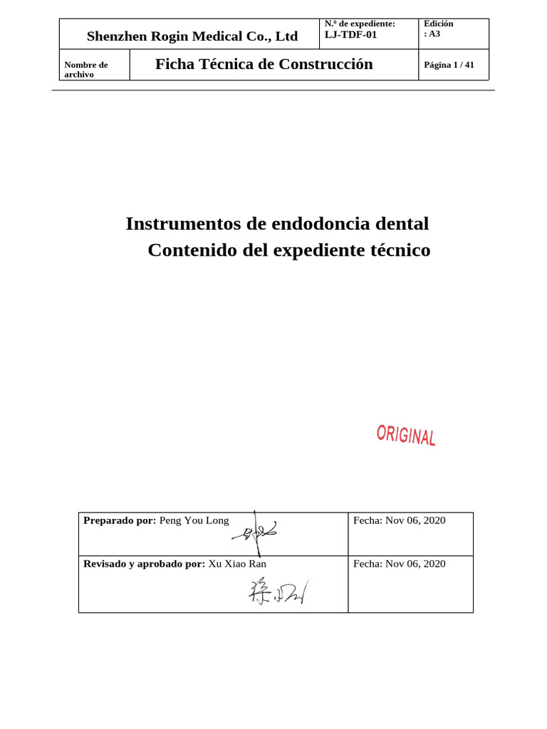 Technical Construction File LJ-T CF-01 A3 2020 | PDF | Tratamiento a ...
