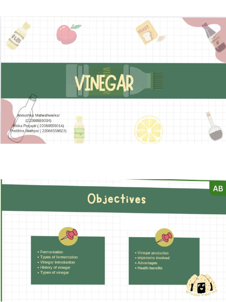 Vinegar | PDF