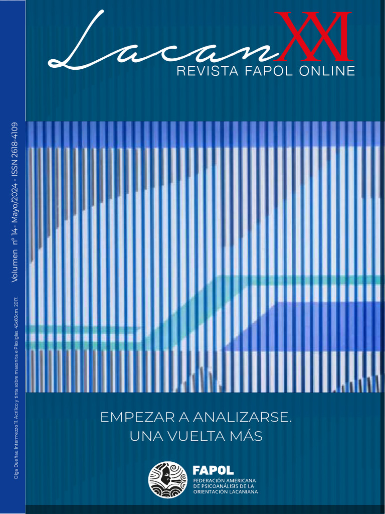 Análisis Lacaniano en Revista FAPOL | PDF | Jacques Lacan | Psicoanálisis