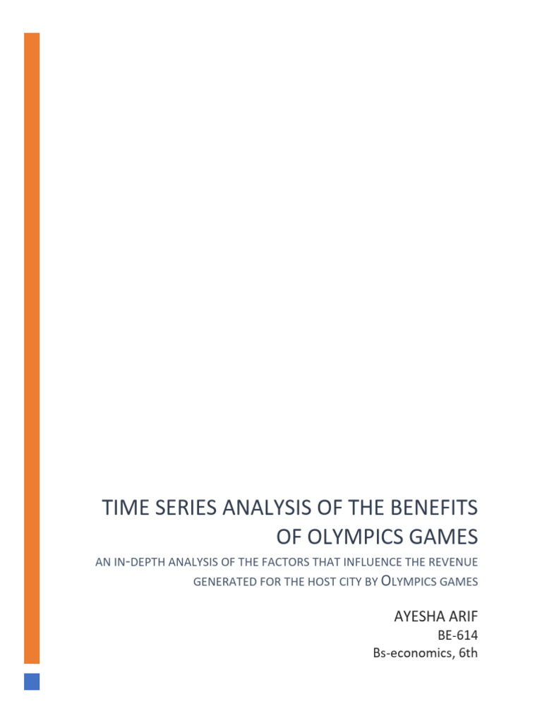 Ayesha Arif, Analysis of Olympic Games | PDF | Coefficient Of Determination | Economies