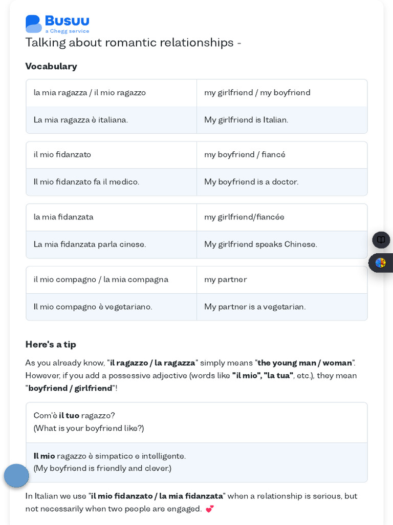 1-Talking About Romantic Relationships | PDF