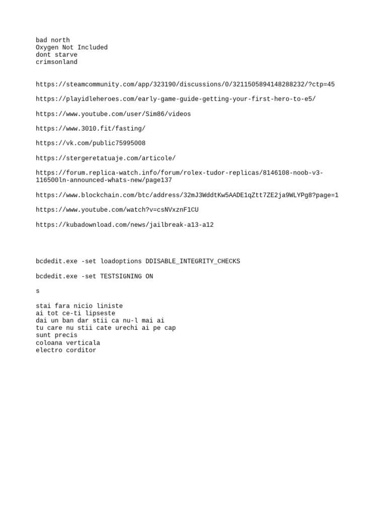 Gaming & Tech Enthusiast Links | PDF