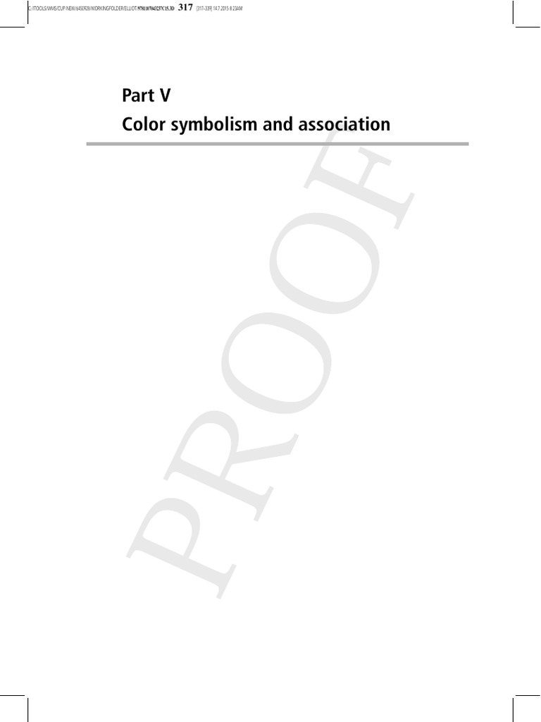 Watts 2015 Early Color Symbolism Proofs | PDF | Human Evolution | Evolution