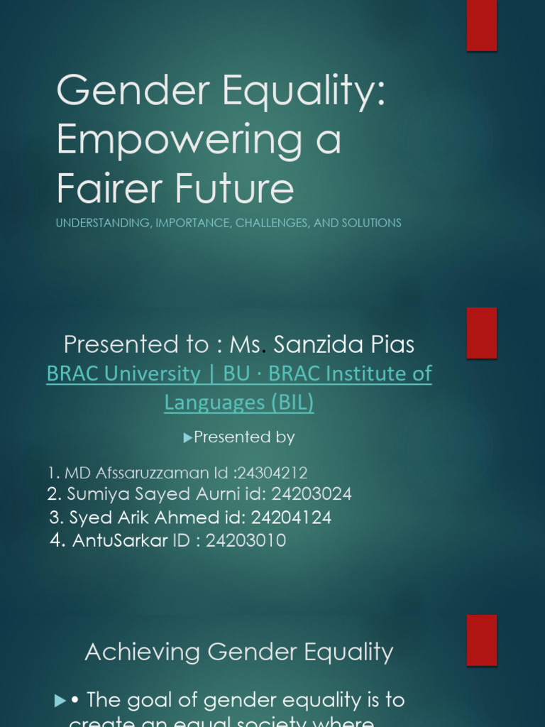 Gender-Equality-Group-7 | PDF