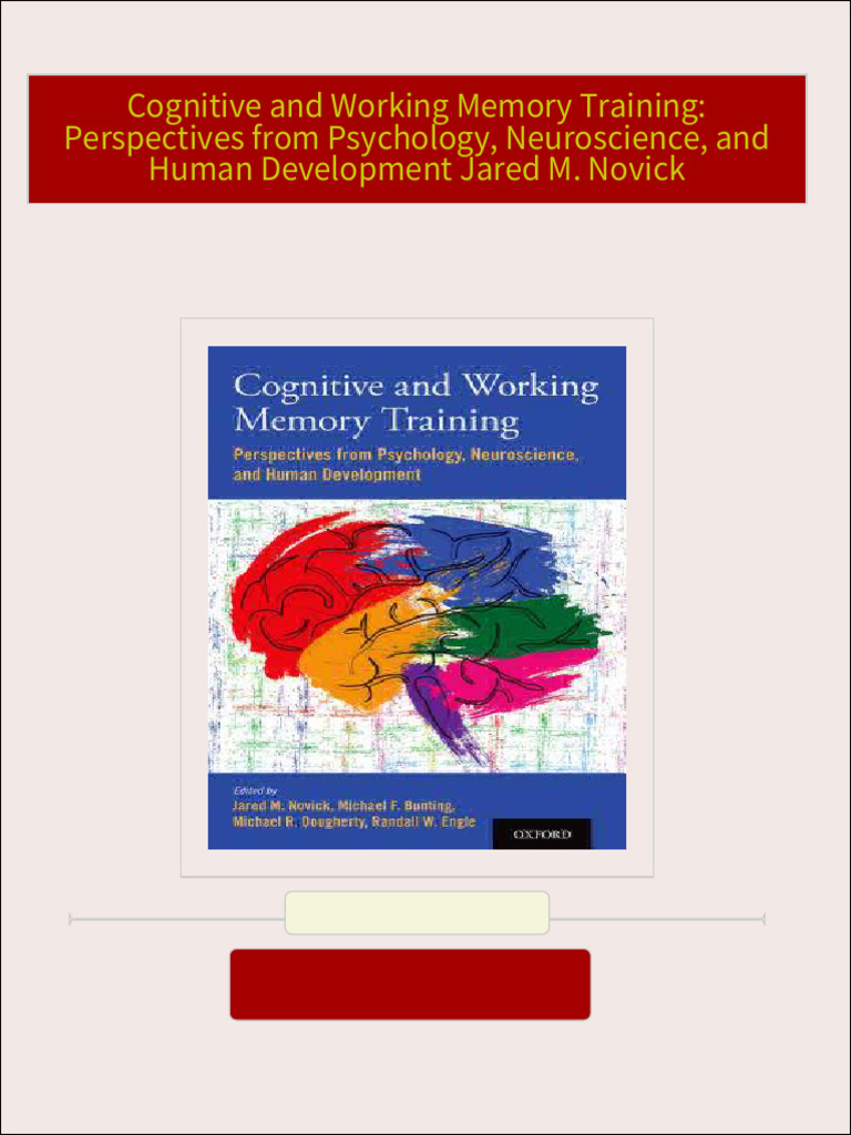 Get Cognitive and Working Memory Training: Perspectives from Psychology ... Get Cognitive and Working Memory Training: Perspectives from Psychology ...