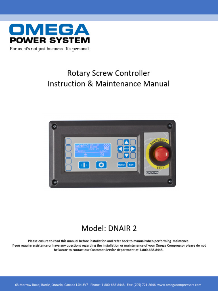 DNAir 2 Operating Manual EN | PDF | Menu (Computing) | Relay