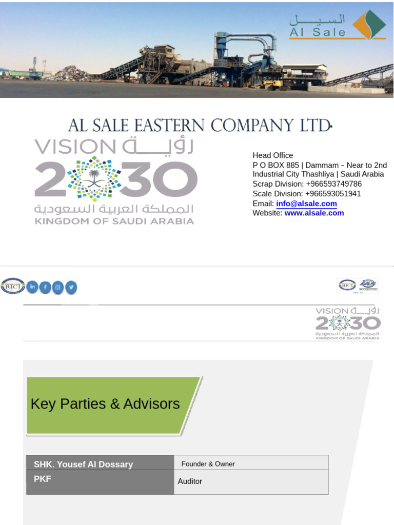 Al SAle Company Profile2021 | PDF | Scrap | Goal
