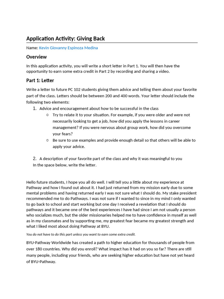 pc102 w07 Giving-Back | PDF