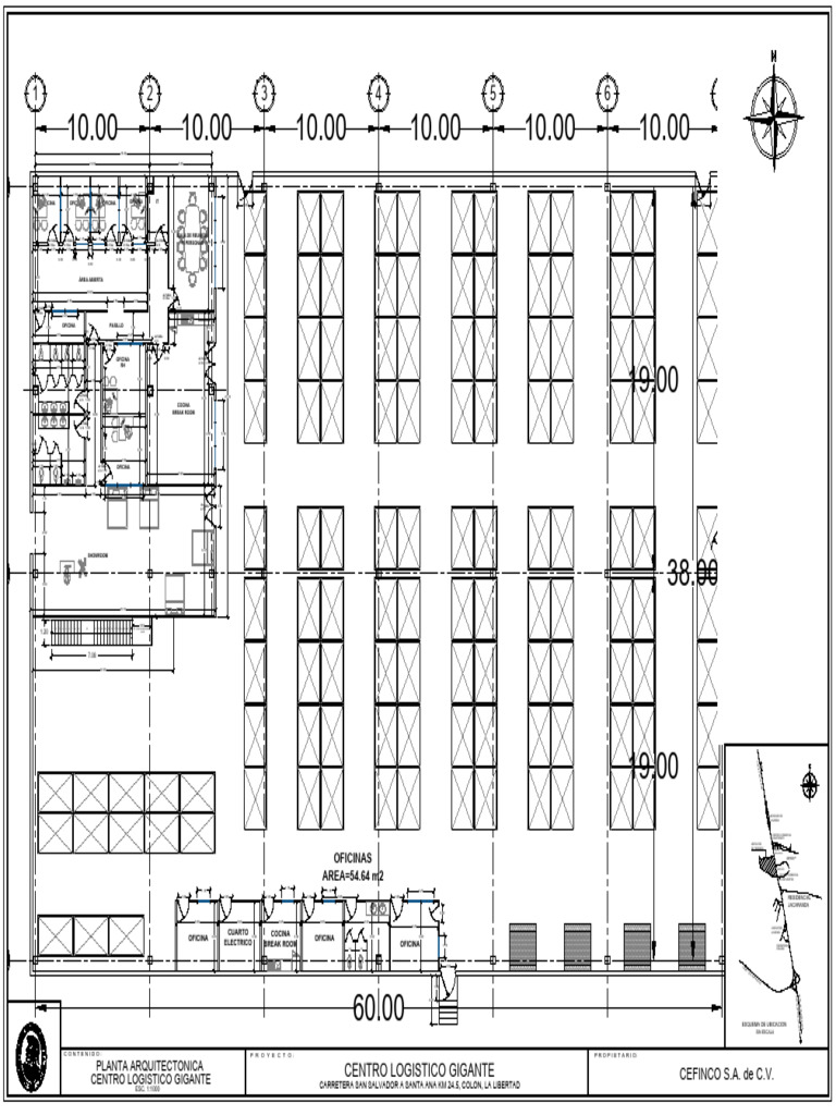 Plano Arquitectonico Bodega 5 | PDF
