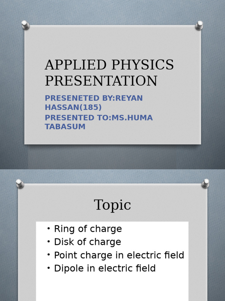 Applied Physics (Complete) | PDF