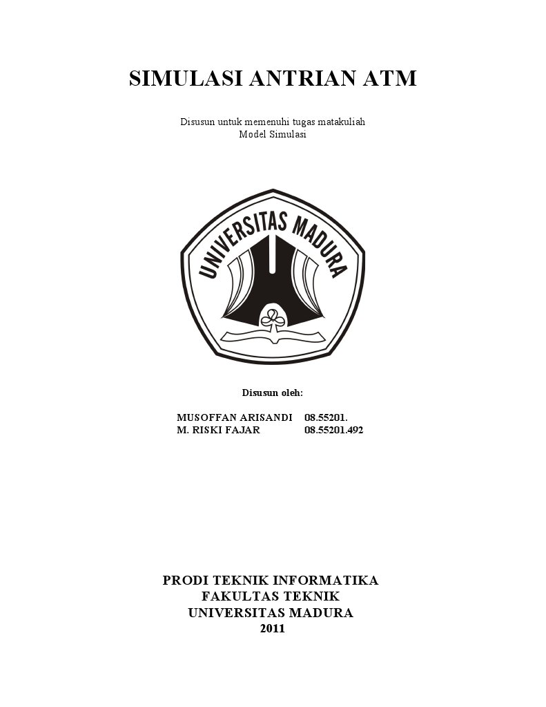 Simulasi Antrian Atm | PDF