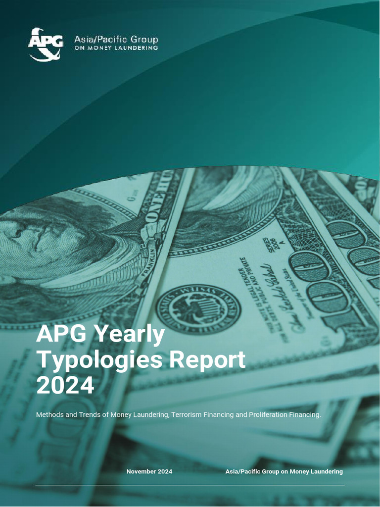 2024 APG Typologies Report | PDF | Money Laundering | Business