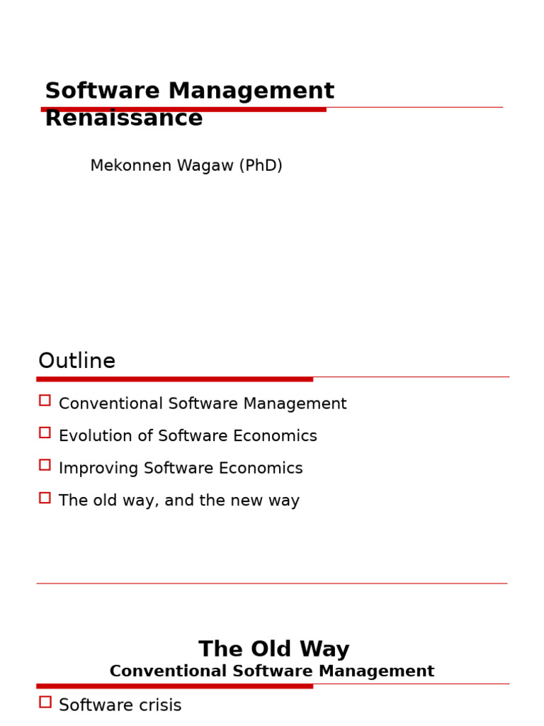 Lecture 3 - Software Economics | PDF | Object Oriented Programming | Reliability Engineering