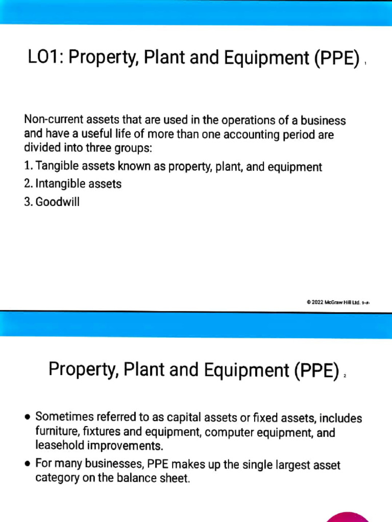 Ppe Theory | PDF | Expense | Fixed Asset